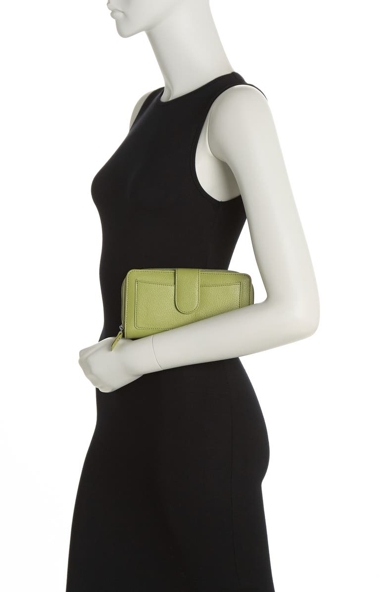 MUNDI SMALL LEATHER GOODS Leather Zip Tab Wallet | Nordstromrack