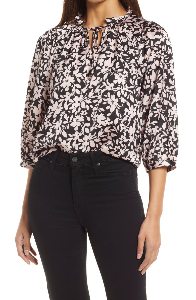 Vince Camuto Three Quarter Sleeve Blouse | Nordstromrack