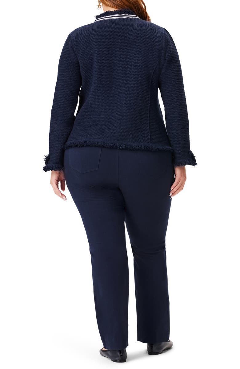 NIC+ZOE Ribbon Trim Fringe Jacket | Nordstromrack