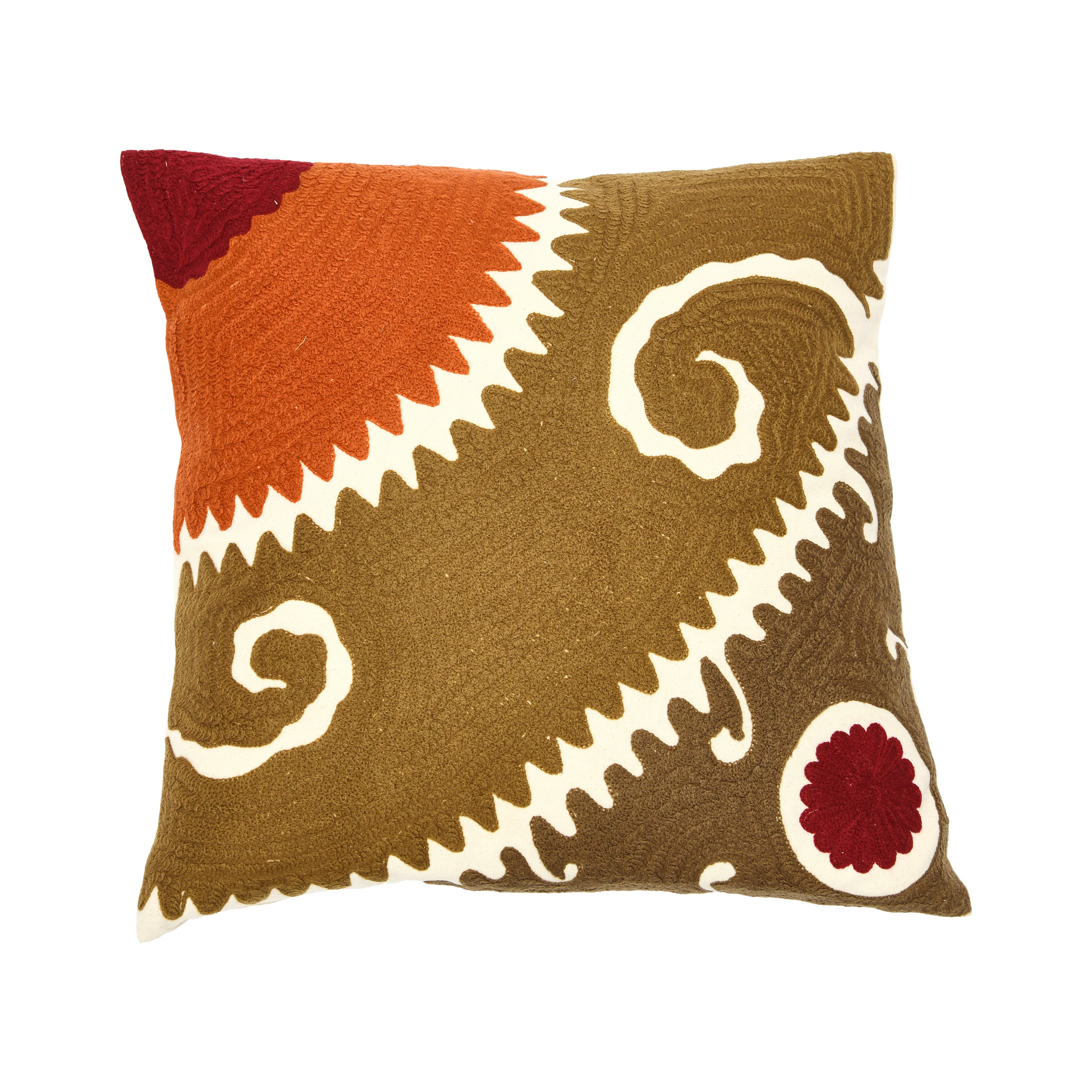 Storied Home Cotton Embroidered Pillow | Nordstrom