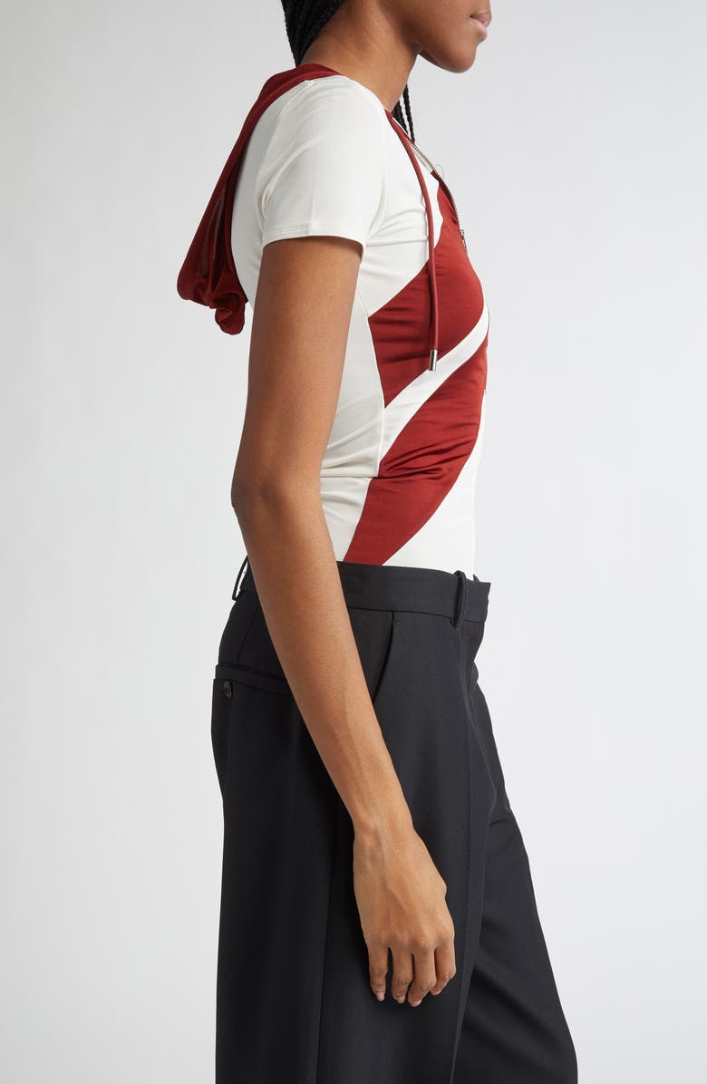 Jean Paul Gaultier Quarter Zip Baby Tee Hoodie | Nordstromrack