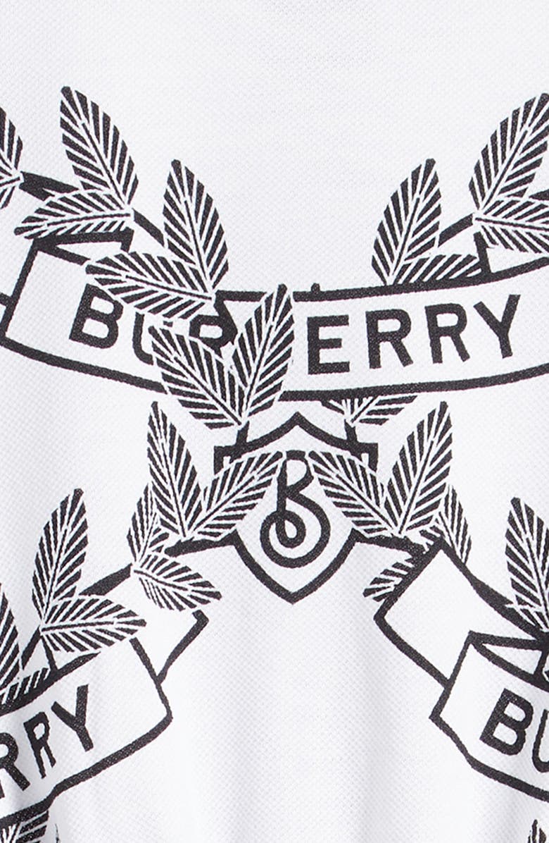 Burberry Kids' Alesea Cedar Crest Print Cotton Piqué Dress | Nordstrom