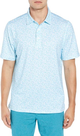 Cutter & Buck Wyatt Regular Fit Print DryTec Polo | Nordstromrack