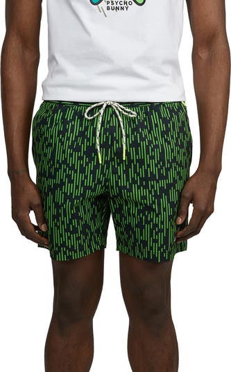 Psycho Bunny Men's Stripe Swim Trunks | Nordstromrack