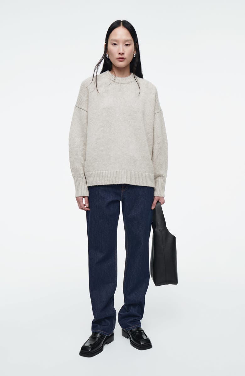 COS Chunky Crewneck Wool Sweater | Nordstromrack