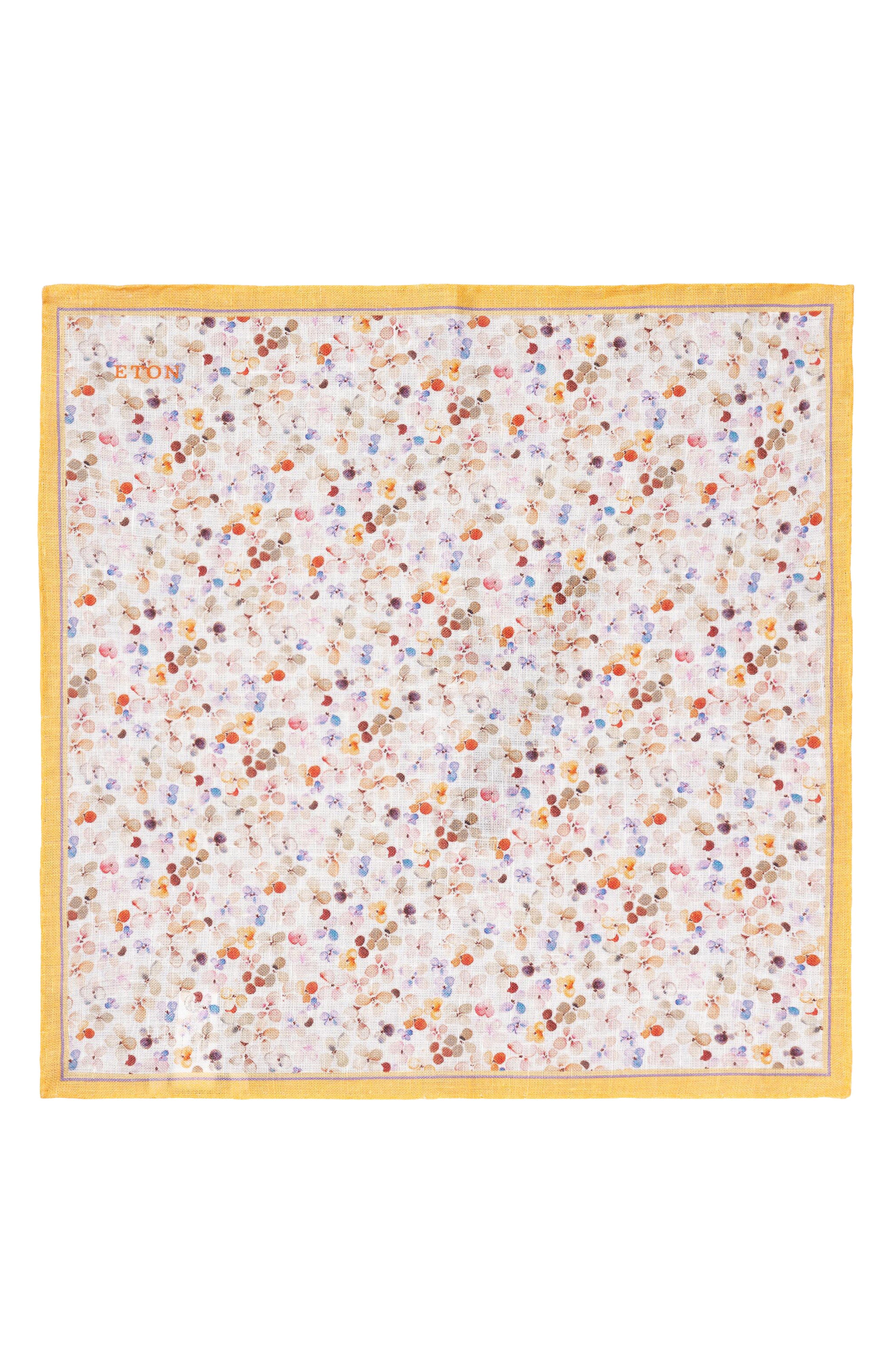 Eton Floral Silk Pocket Square | Nordstrom
