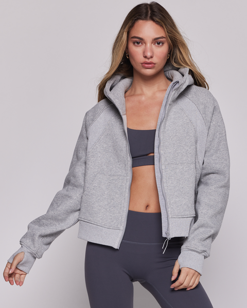 Women's Grey Zip-Up Hoodies | Nordstrom