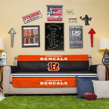 PEGASUS HOME FASHIONS Black Cincinnati Bengals Sofa Protector | Nordstrom