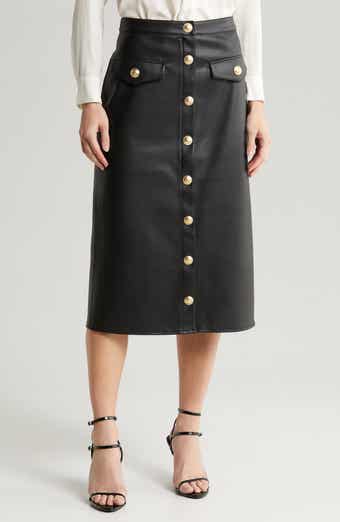 Elie Tahari The Danica Faux Wrap Faux Suede Skirt | Nordstrom Elie Tahari The Danica Faux Wrap Faux Suede Skirt | Nordstrom