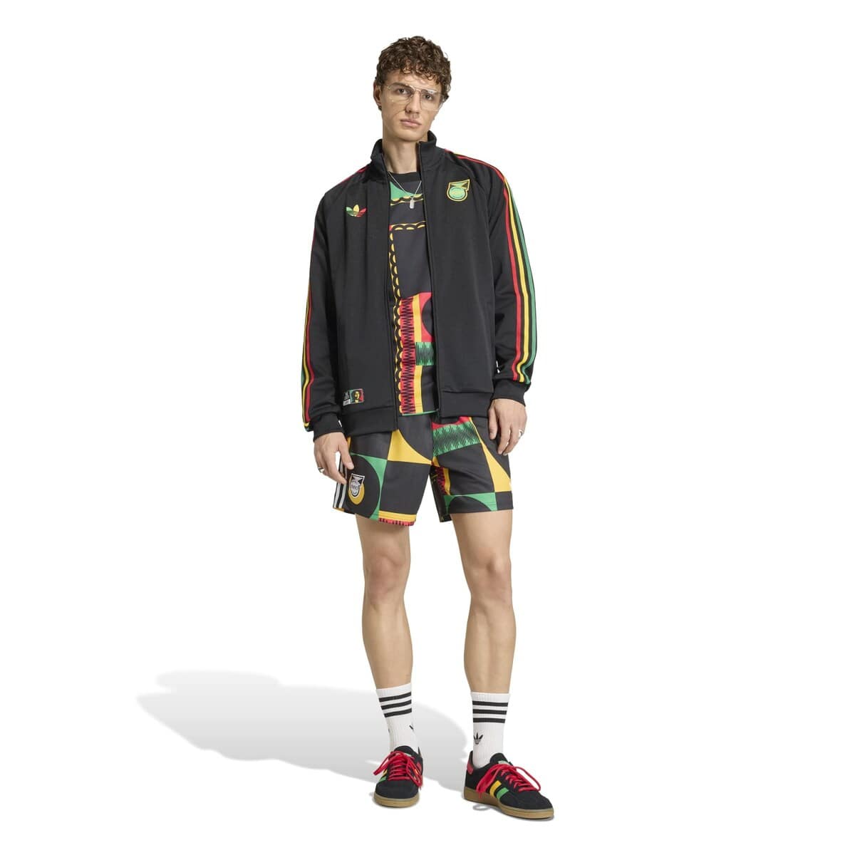 adidas Men's adidas Yellow Jamaica National Team Originals Shorts ...
