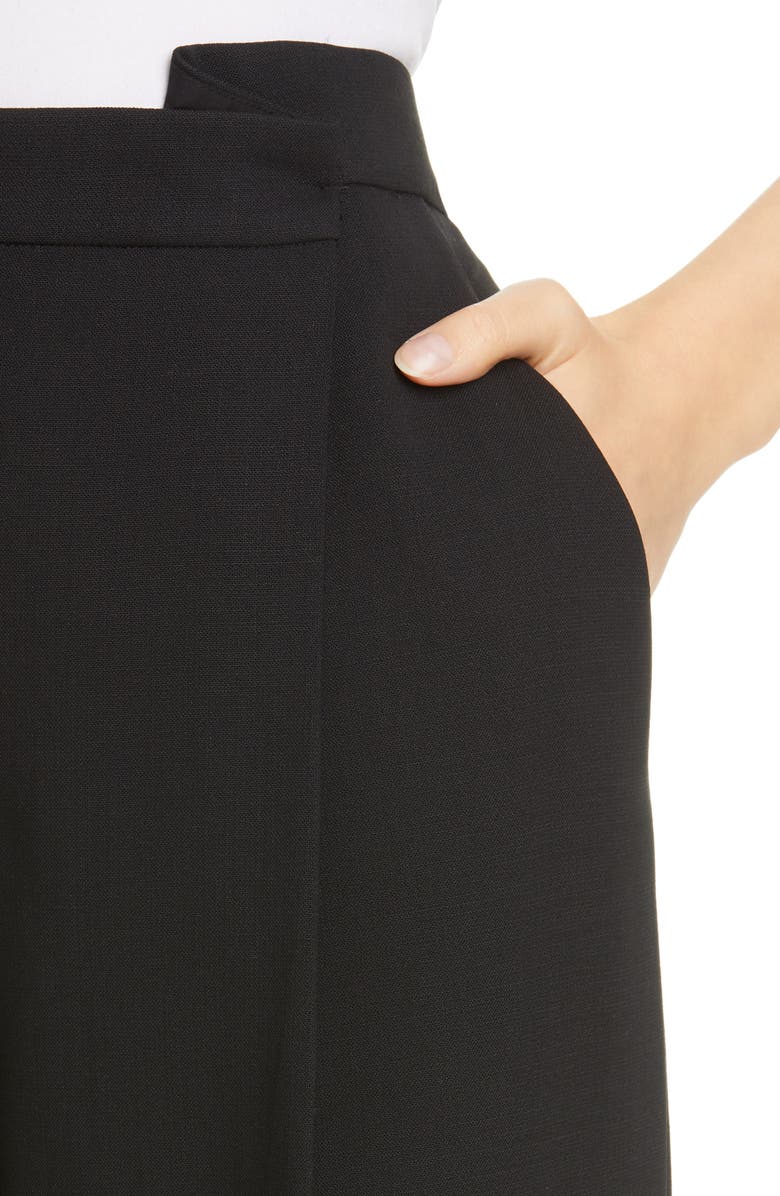 PARTOW Charlie Folded Waist Stretch Wool Pants | Nordstromrack