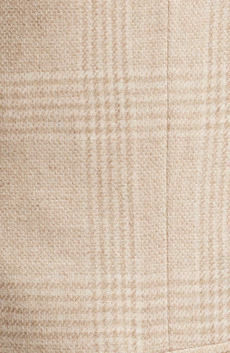 Peter Millar Hyperlight Soft Tan Plaid Wool & Cashmere Sport Coat ...