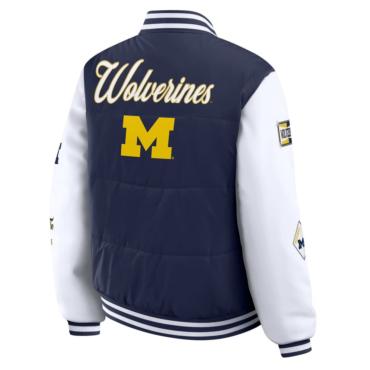 WEAR by Erin Andrews Women's WEAR by Erin Andrews Navy Michigan ...