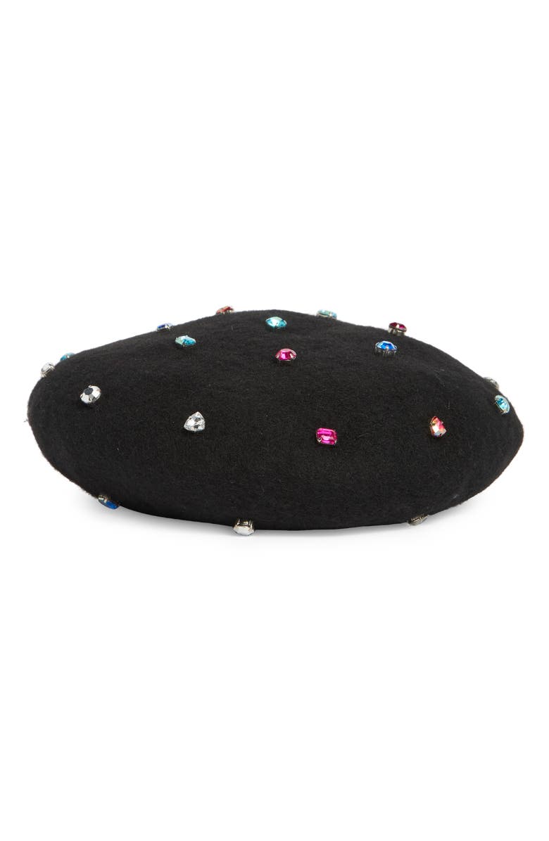 Kate Spade New York embellished wool blend beret | Nordstromrack