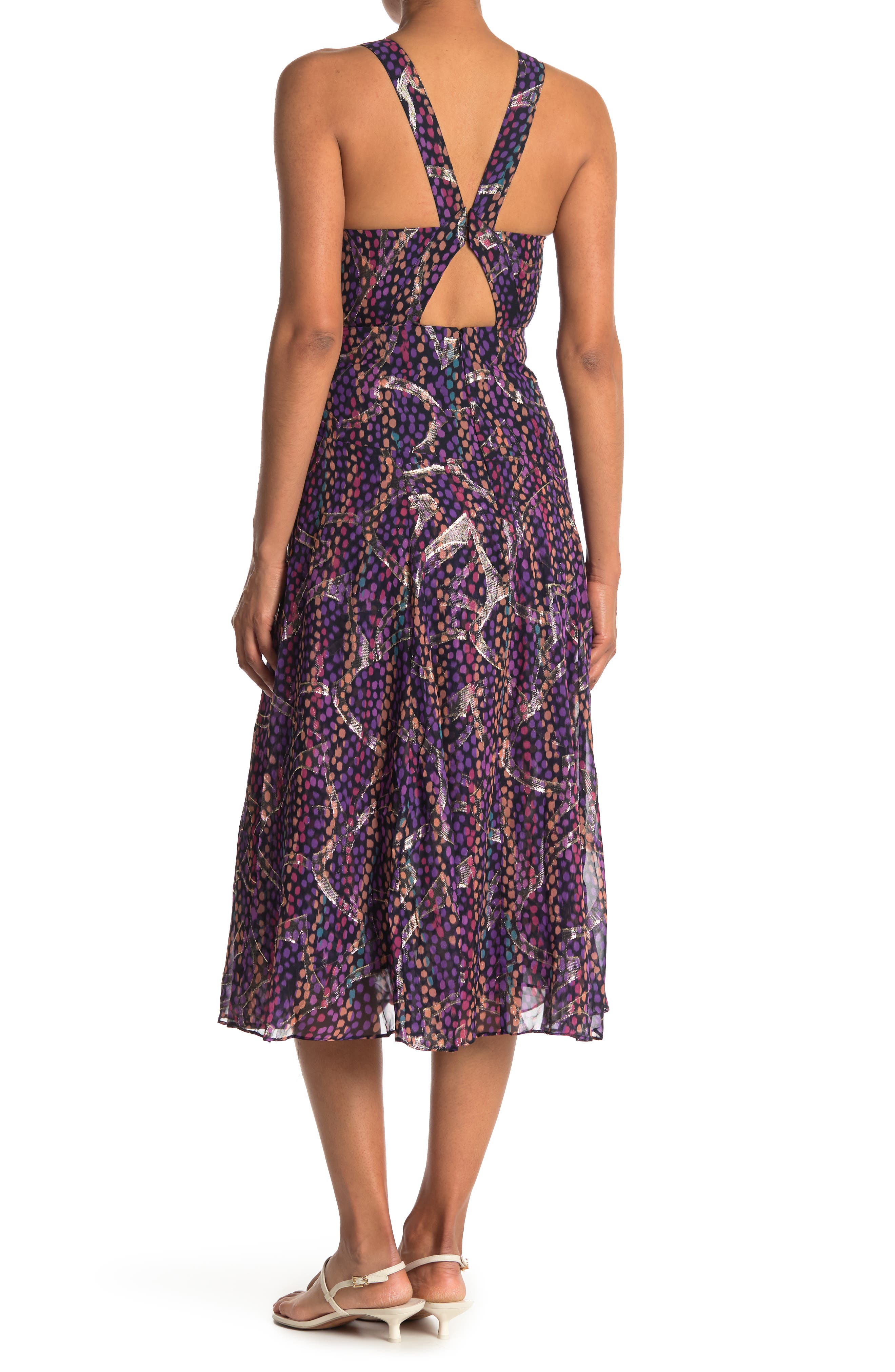Reiss Tammy Waist Cutout Midi Dress | Nordstromrack