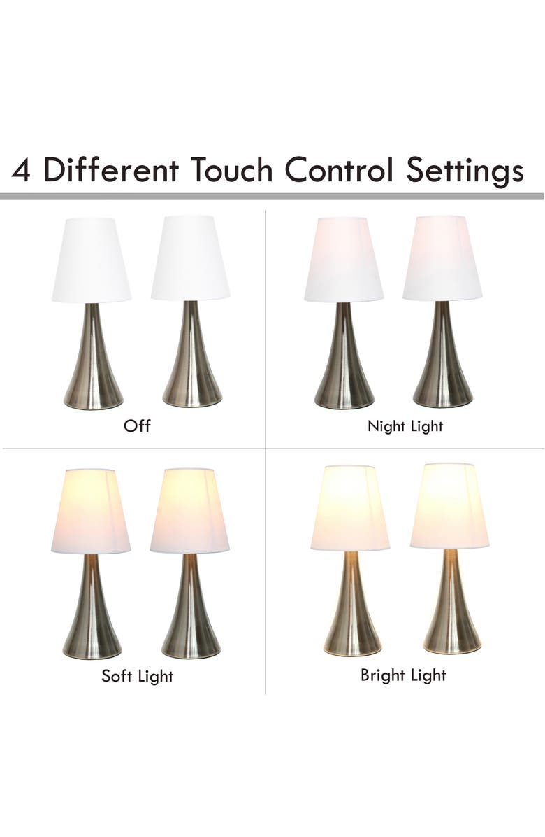 LALIA HOME Valencia Mini Touch Table Lamp - Set of 2 | Nordstromrack