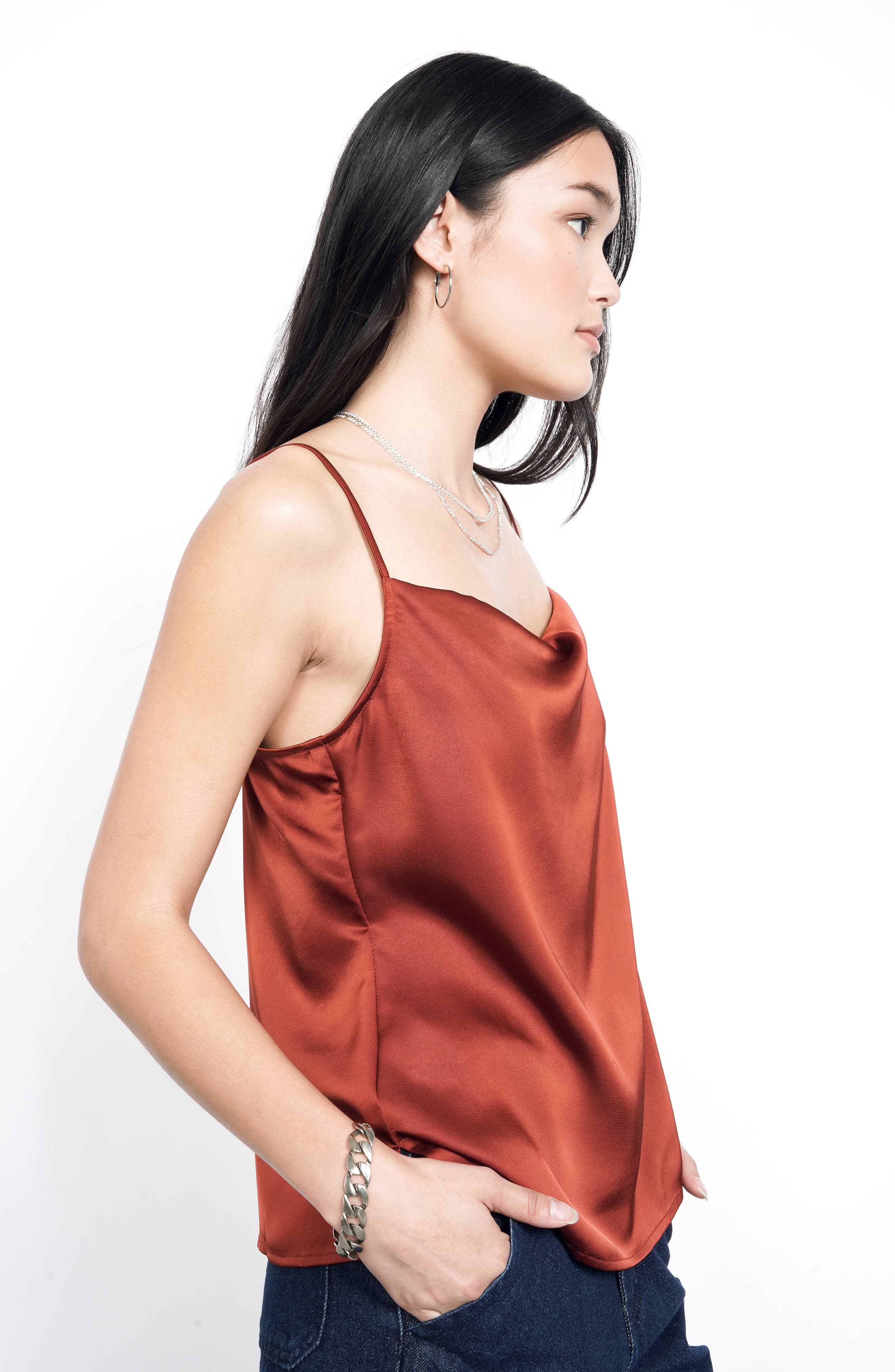 BP. + Wildfang Satin Camisole | Nordstrom