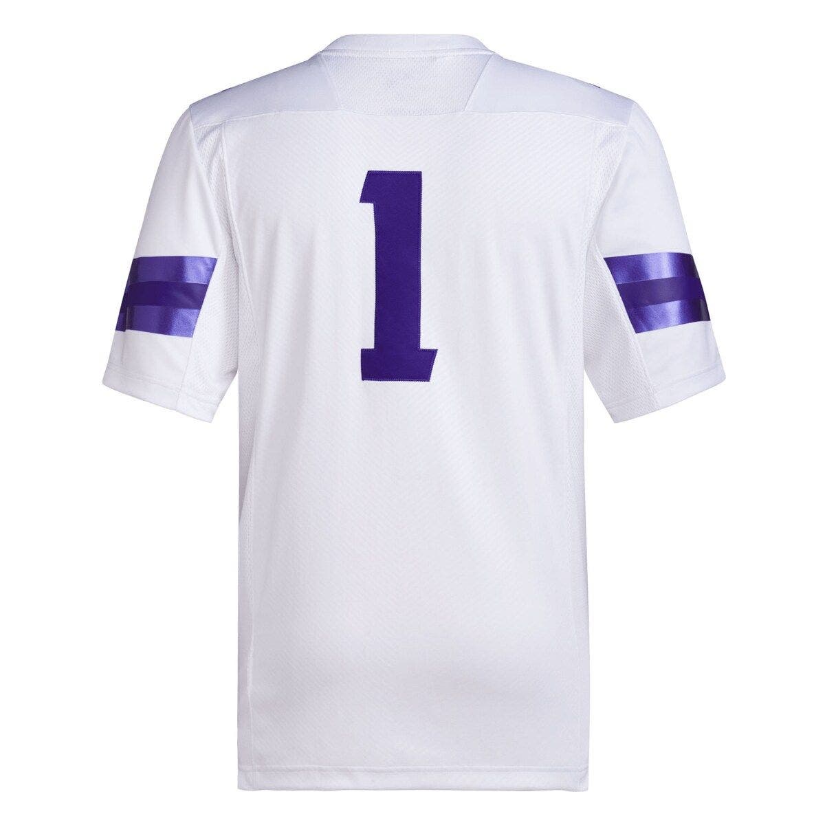 adidas Men's adidas #1 White Washington Huskies Premier Football Jersey ...