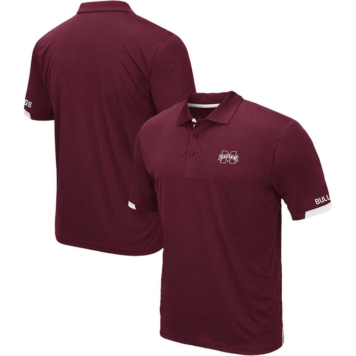 COLOSSEUM Men's Colosseum Maroon Mississippi State Bulldogs Big & Tall ...