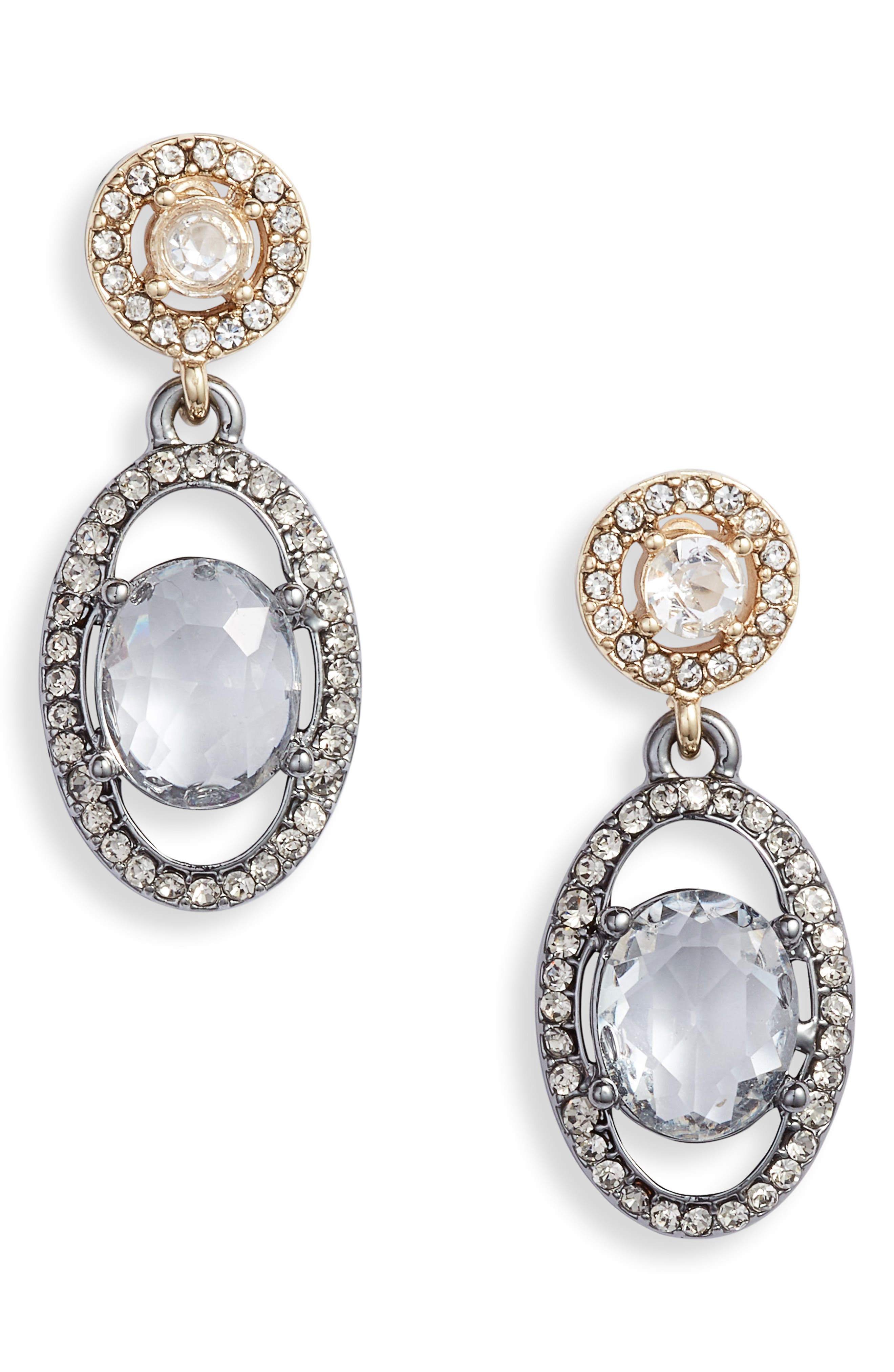 Jenny Packham Pavé Orbital Drop Earrings | Nordstrom
