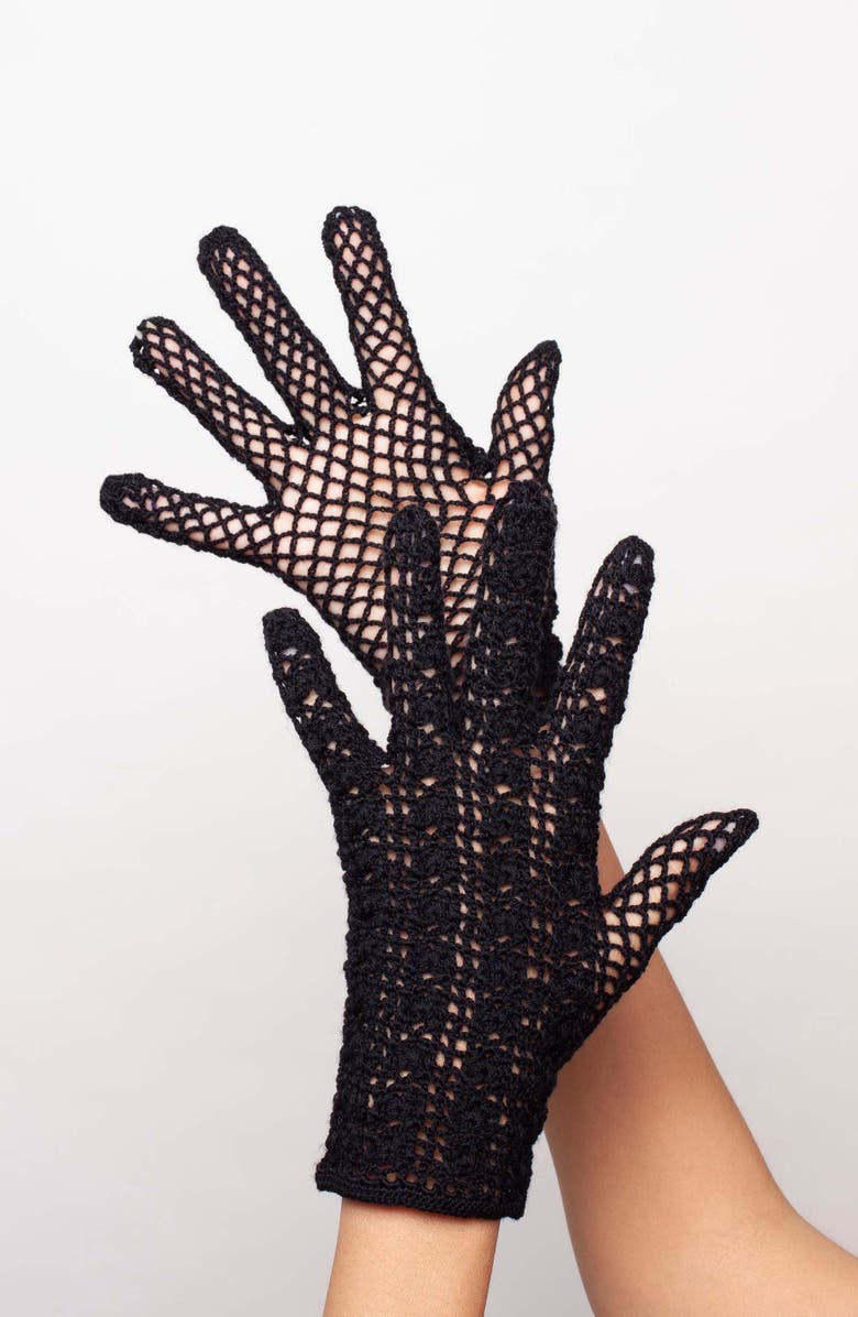 Seymoure Hand Crochet Merino Wool Gloves | Nordstromrack