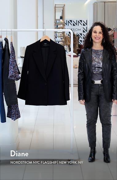 Alice + Olivia Denny Notched Collar Blazer | Nordstrom