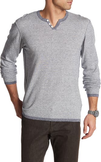 Robert Barakett Granton Stripe Knit Henley Shirt | Nordstromrack