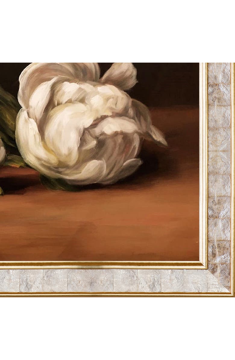 OVERSTOCK ART Branch Of White Peonies With Pruning Shears by Edouard ...