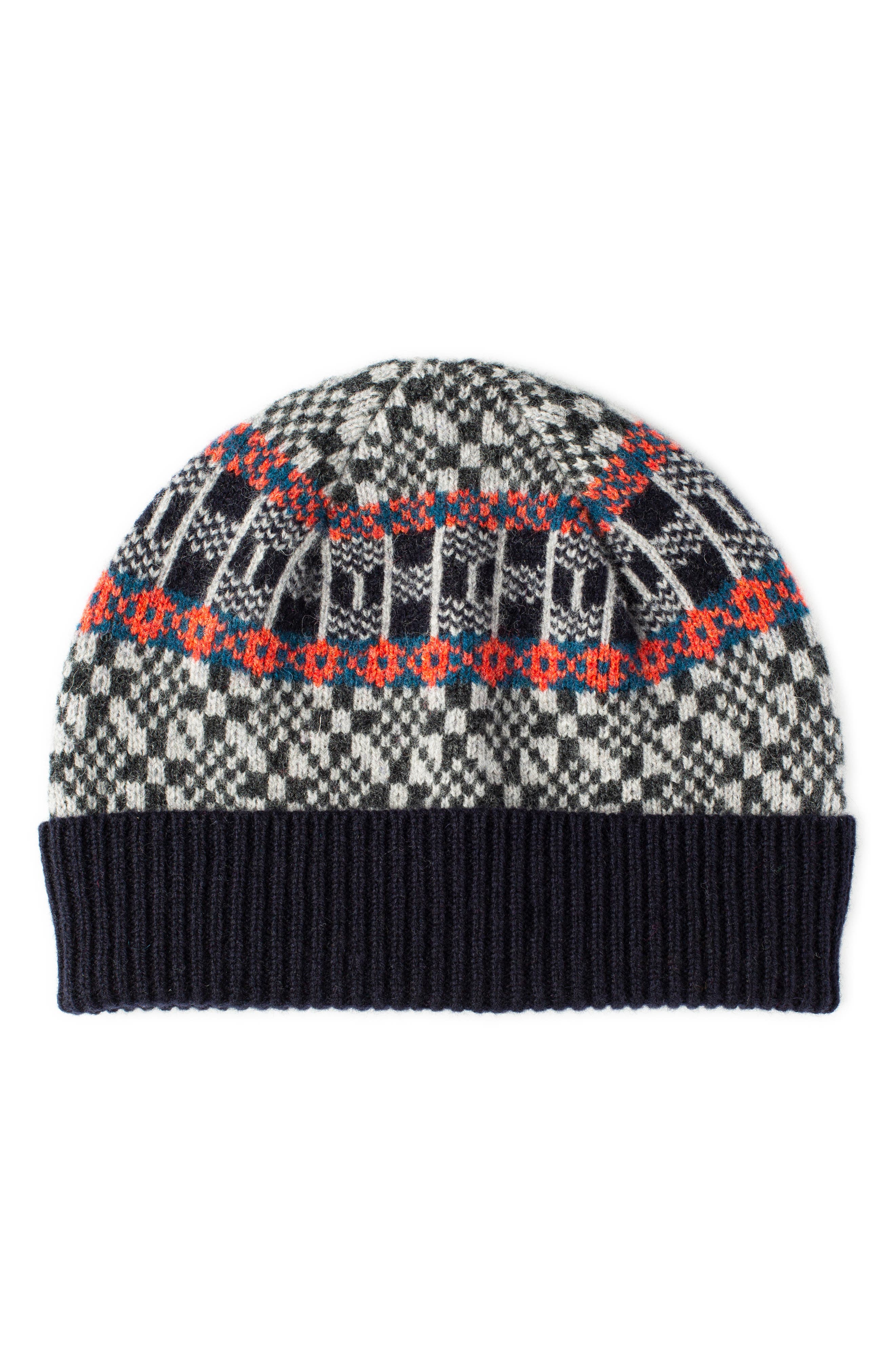 MACKIE Culzean Lambswool Jacquard Beanie | Nordstromrack
