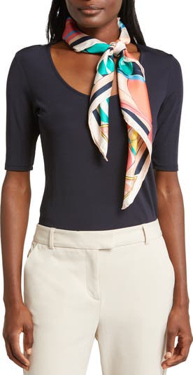 Kate Spade New York weekend getaway square silk scarf | Nordstrom
