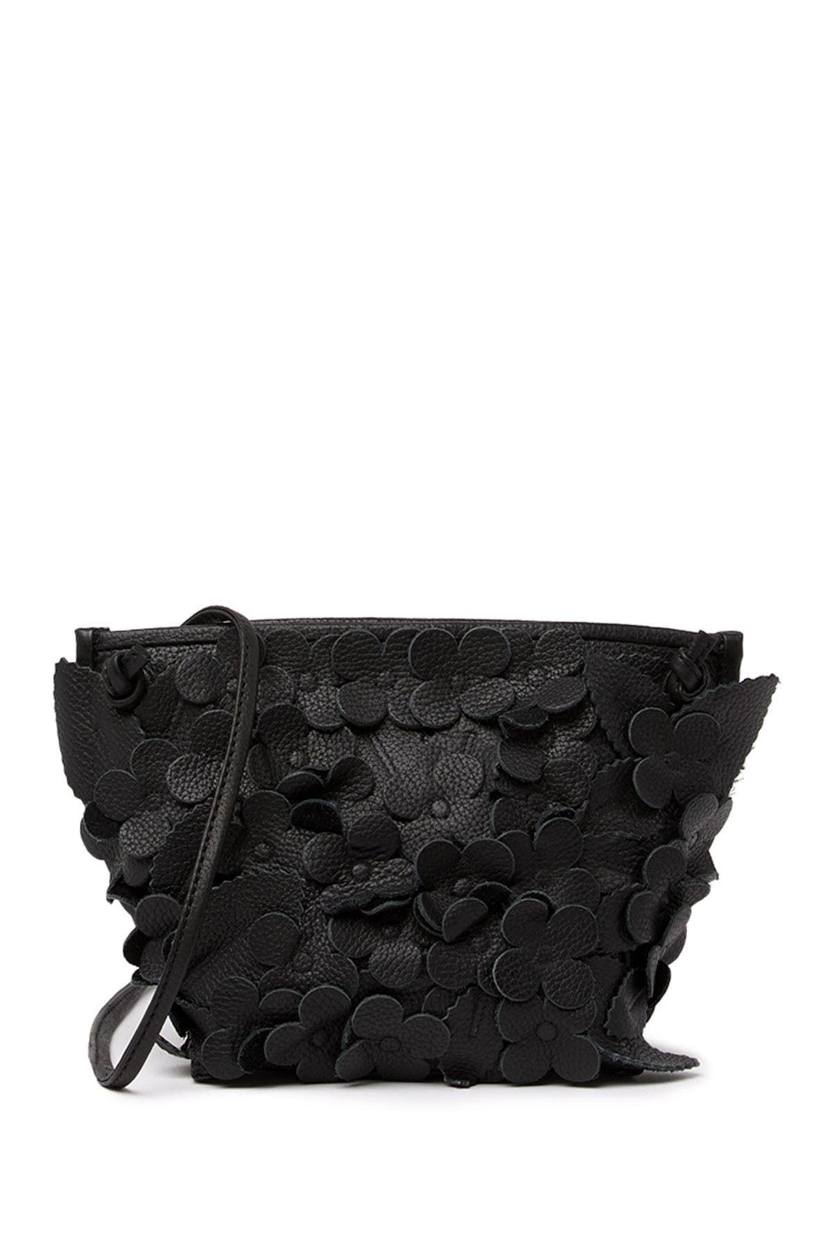 T Tahari Greta Floral Leather Crossbody Bag | Nordstromrack
