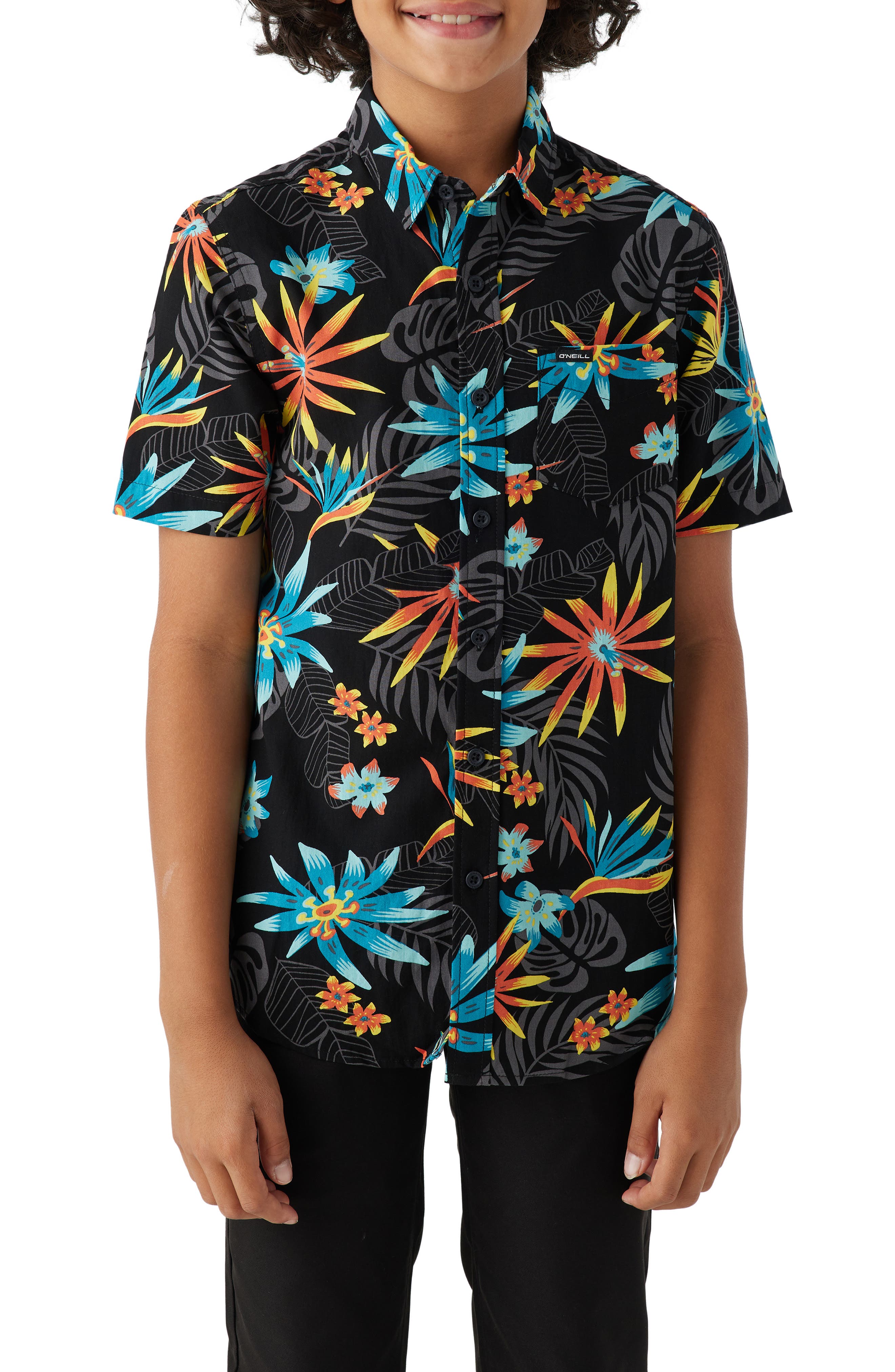 O'Neill Kids' Oasis Short Sleeve Button-Up Shirt | Nordstromrack