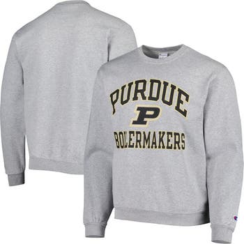 Champion Men's Champion Heather Gray Purdue Boilermakers High Motor ...