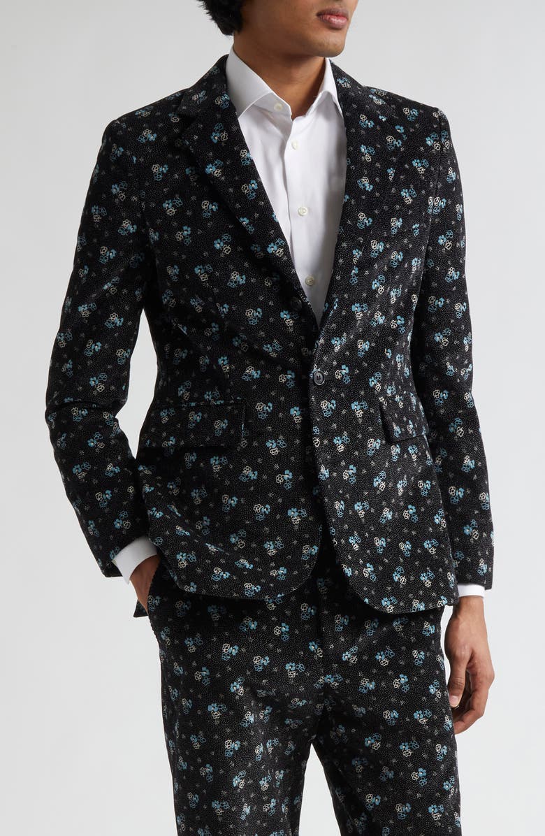 Bode Chicory Floral Cotton Corduroy Suit Jacket | Nordstromrack