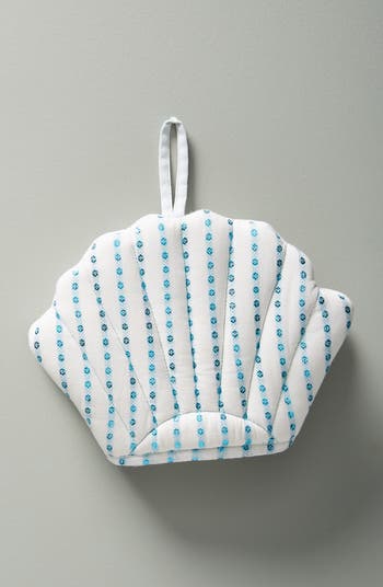 Anthropologie Home Anthropologie Farida Oyster & Pearl Oven Mitt ...