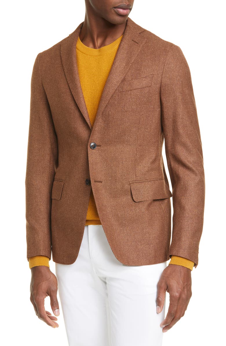 Eidos Deven Trim Fit Silk & Wool Sport Coat | Nordstrom
