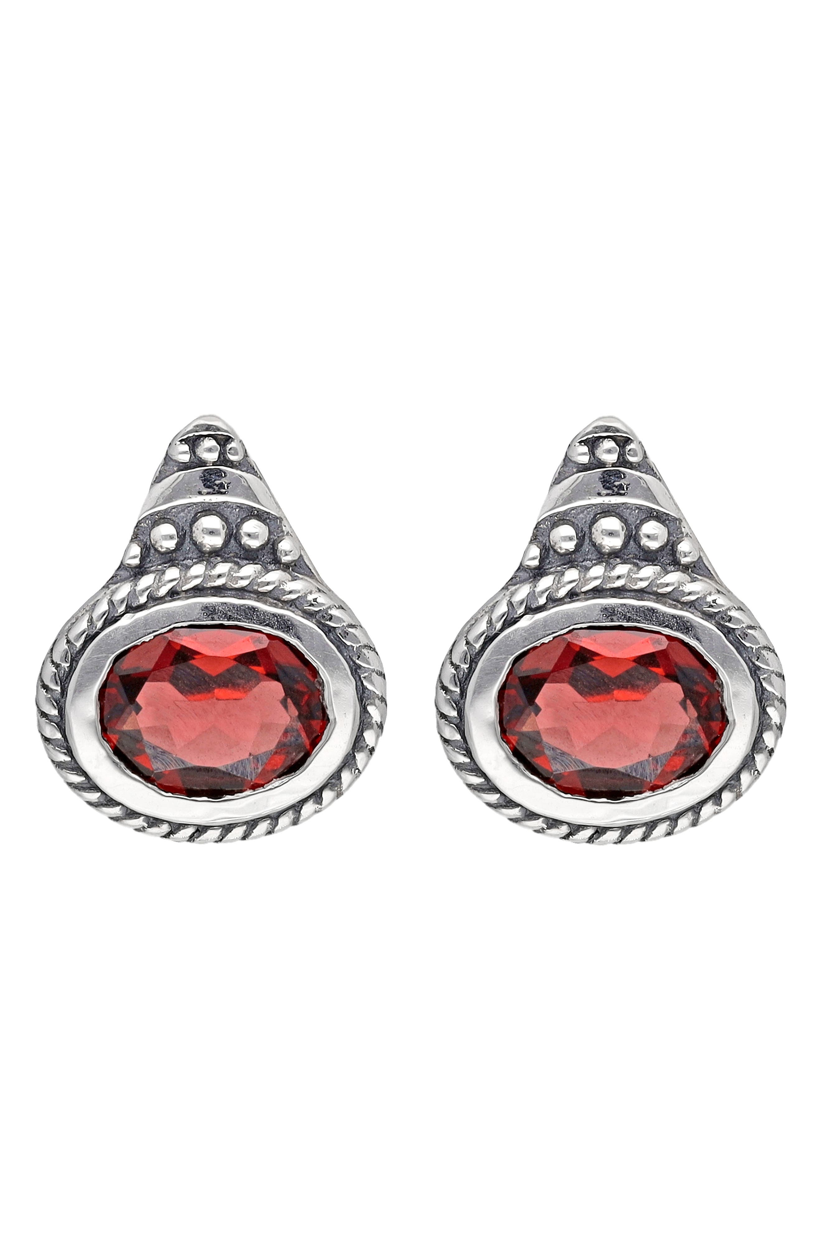 YS GEMS Garnet Drop Earrings | Nordstromrack