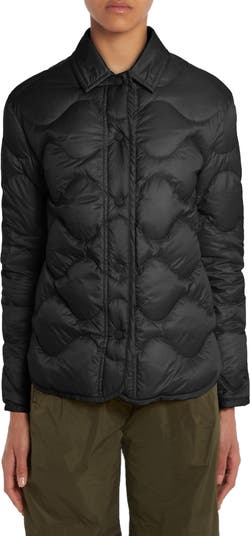 Moncler Quilted Down Shirt Jacket | Nordstrom