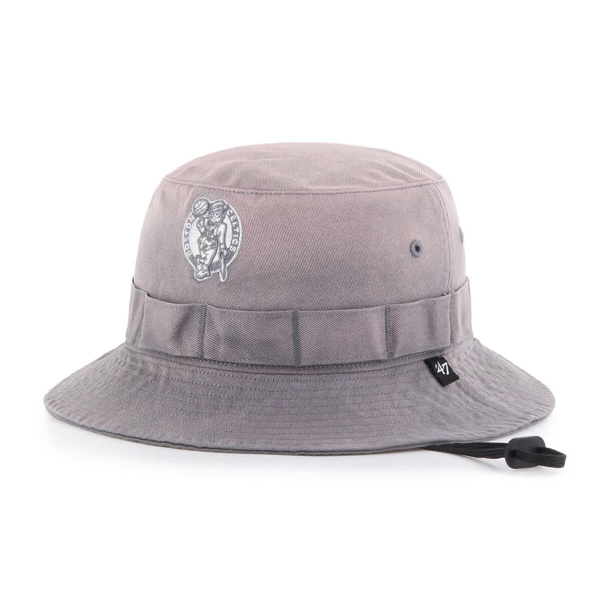 '47 Men's '47 Charcoal Boston Celtics Buxton Garment Washed Bucket Hat ...