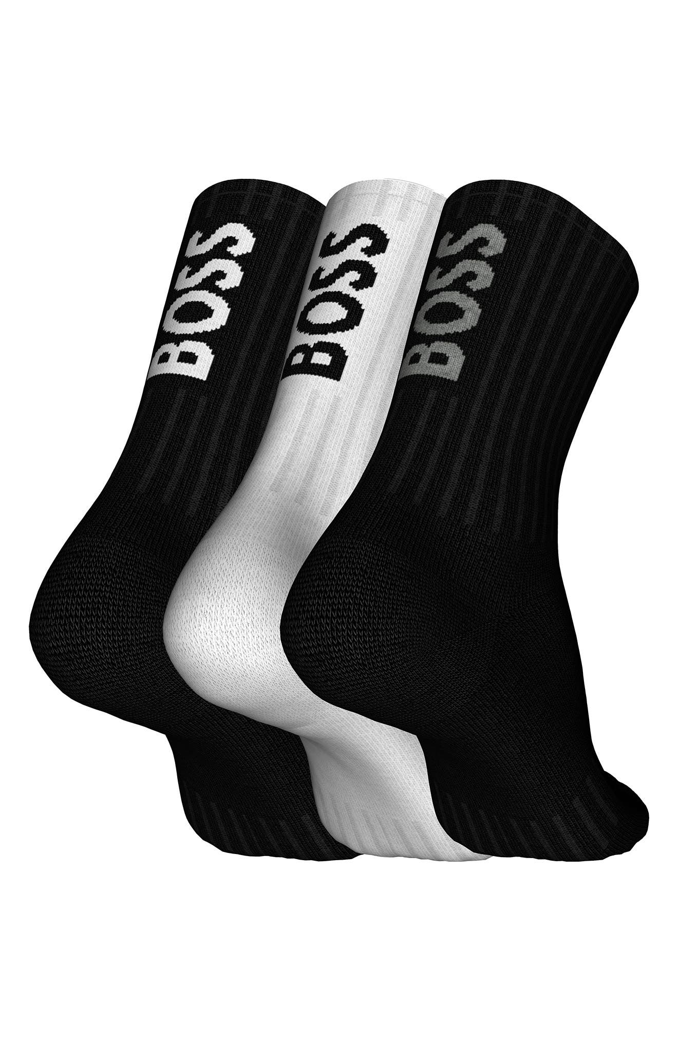 BOSS 3-Pack Ribbed Crew Socks | Nordstromrack