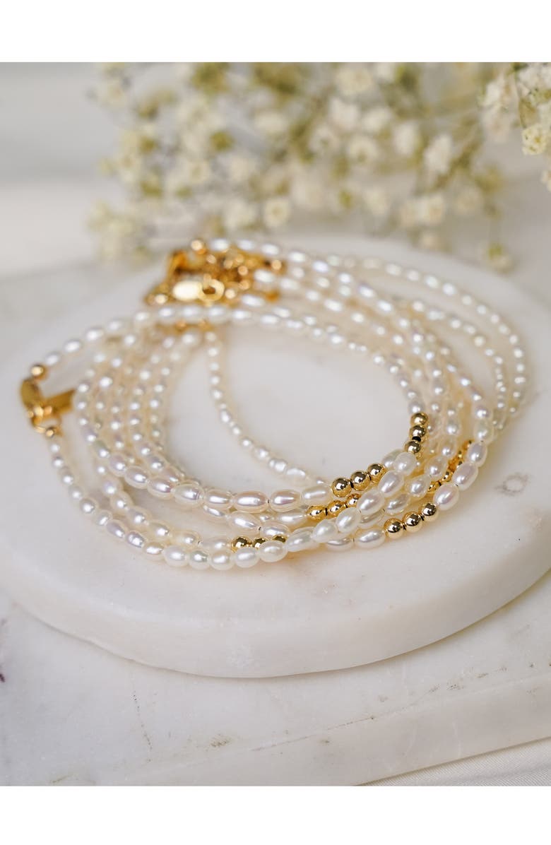 Set & Stones Natasha Genuine Pearl Bracelet | Nordstrom