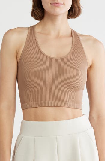 Z by Zella Stretch Seamless Longline Bra | Nordstromrack