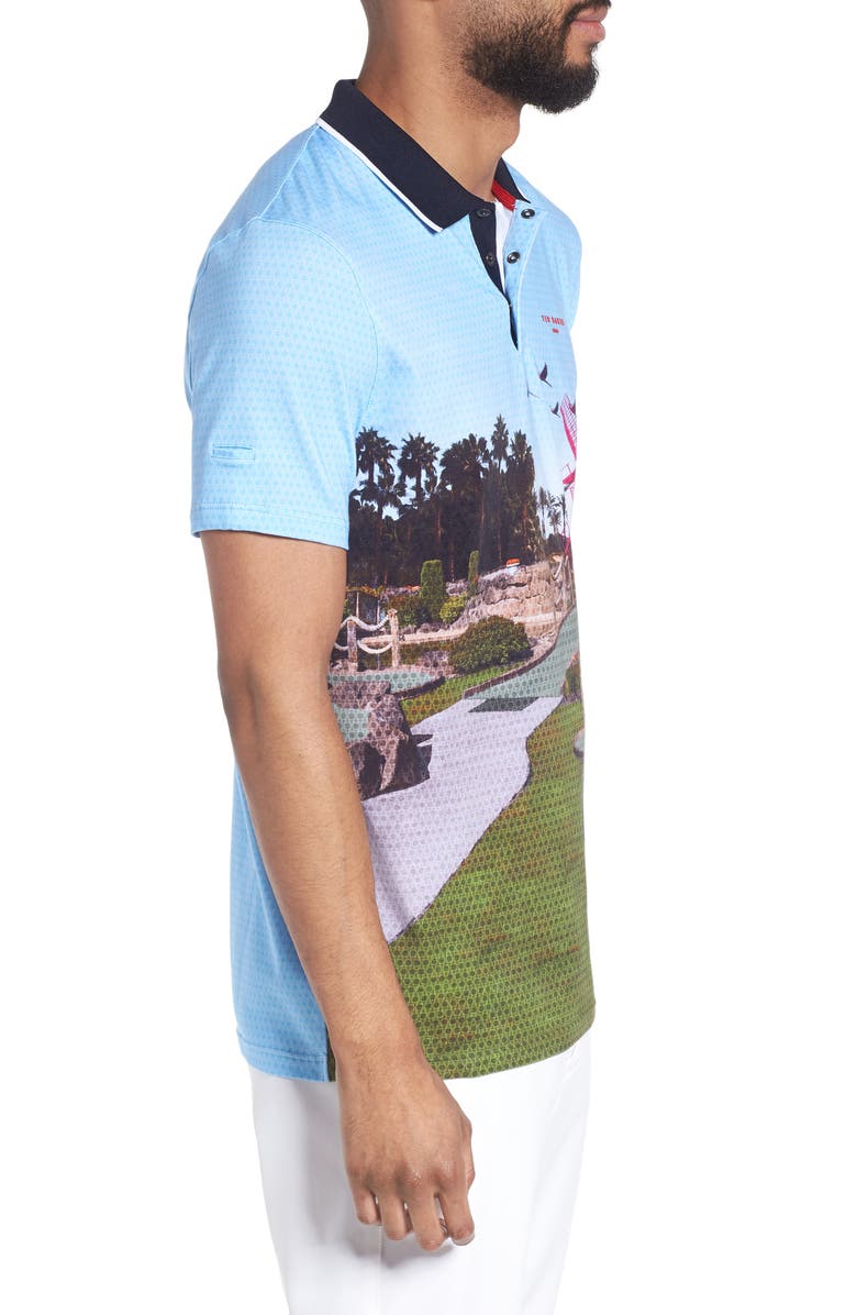Ted Baker London Placement Trim Fit Golf Polo | Nordstrom