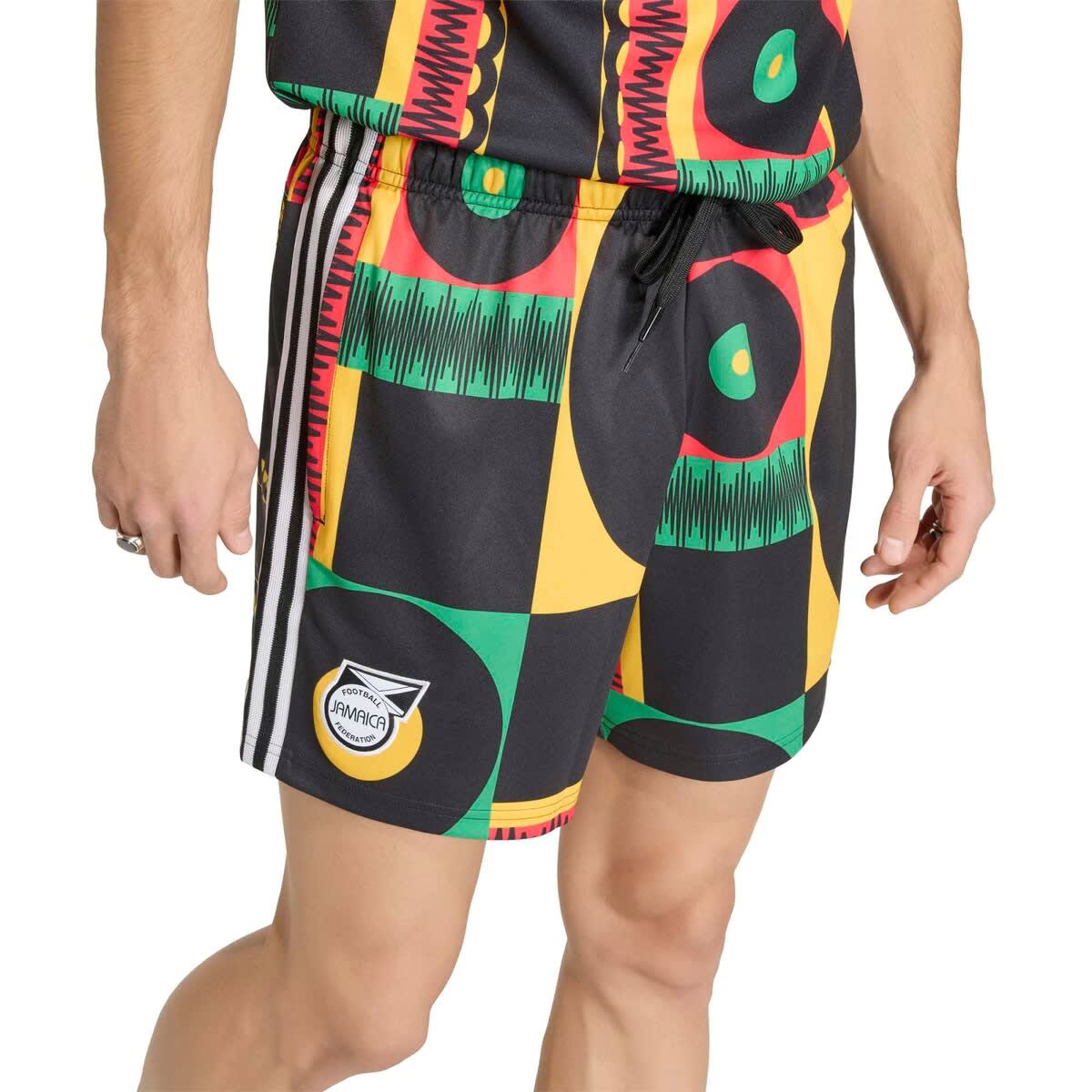adidas Men's adidas Yellow Jamaica National Team Originals Shorts ...