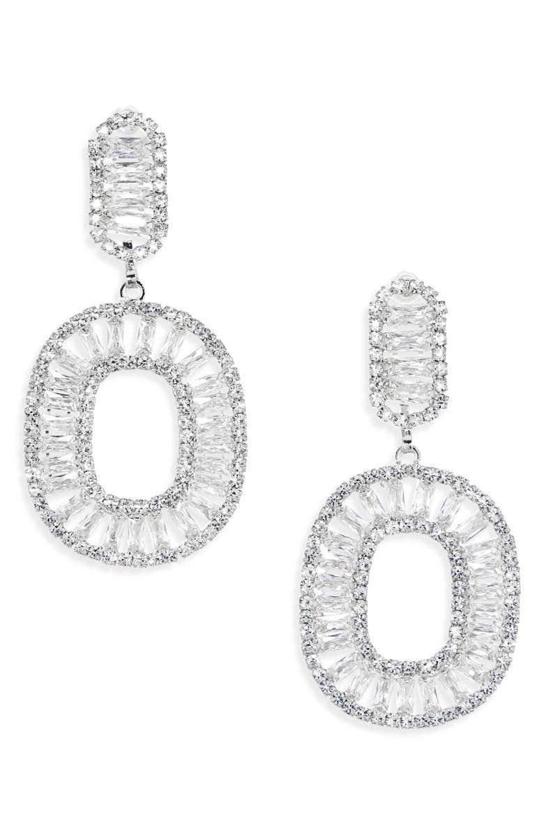 Tasha Crystal Oval Drop Earrings | Nordstromrack