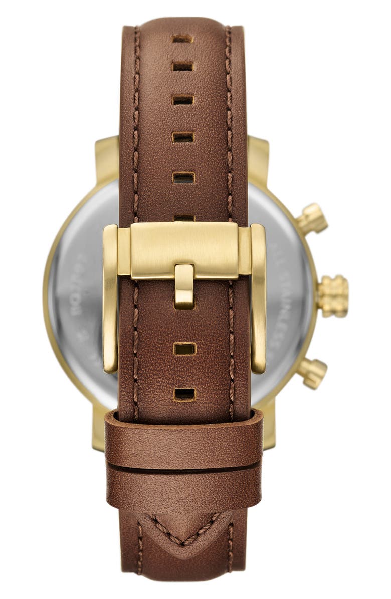 Fossil Rhett Leather Strap Watch, 42mm | Nordstromrack