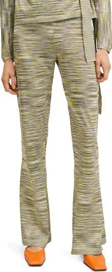 MANGO Stripe Print Wide Leg Pants | Nordstrom