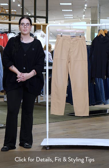 Polo Ralph Lauren Ricky Cotton Sateen Utility Pants | Nordstrom