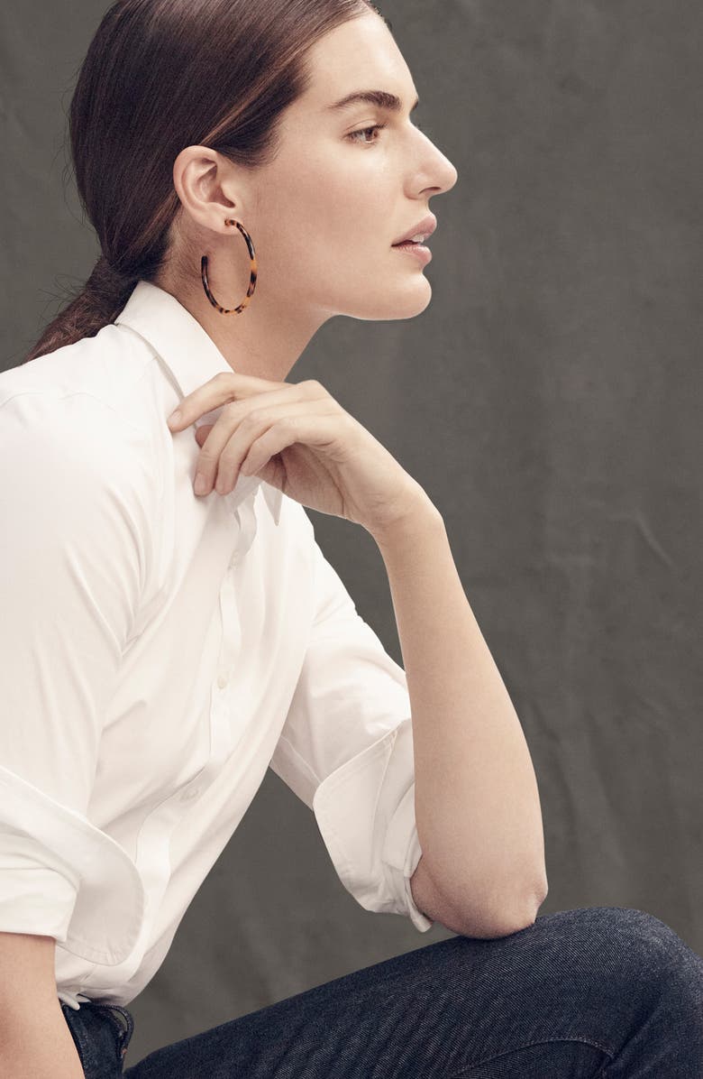 J.Crew Imitation Tortoise Hoop Earrings | Nordstrom