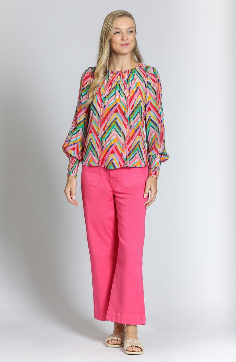 APNY Chevron Stripe Popover Top | Nordstromrack